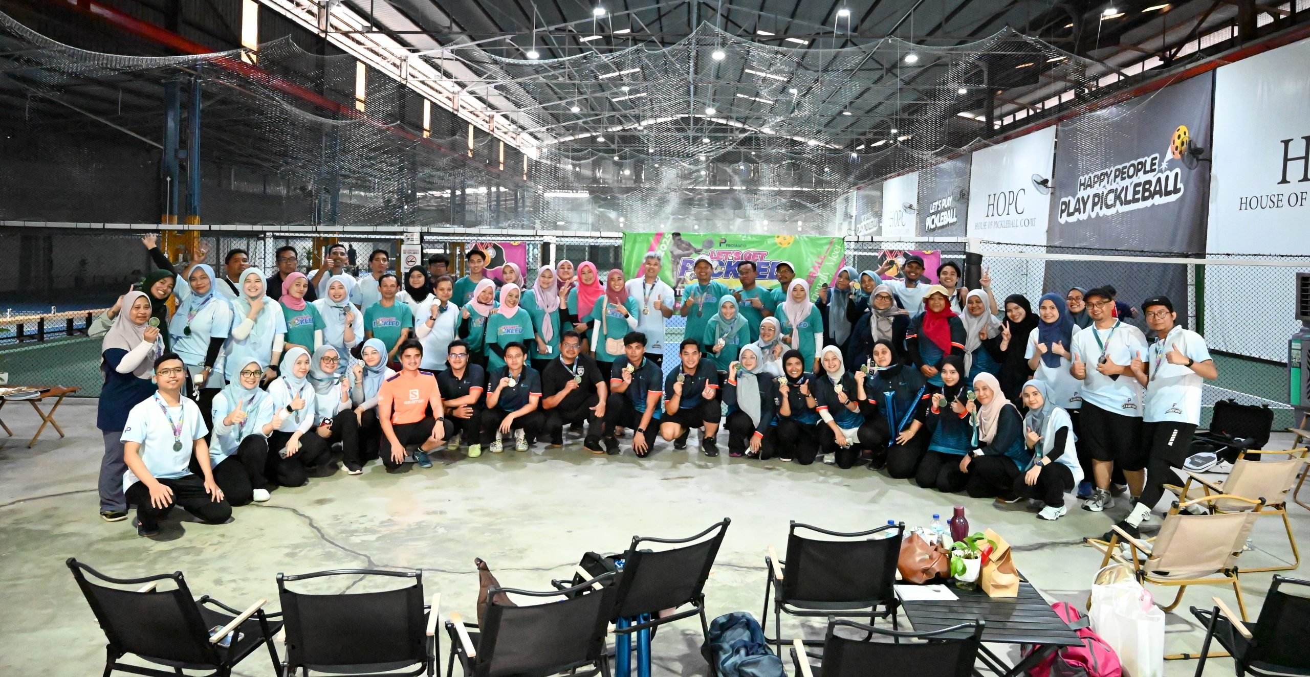 Pickleball Friendly Match: Team Kg Pandan office VS Corporate Team of De Centrum - Protasco Active